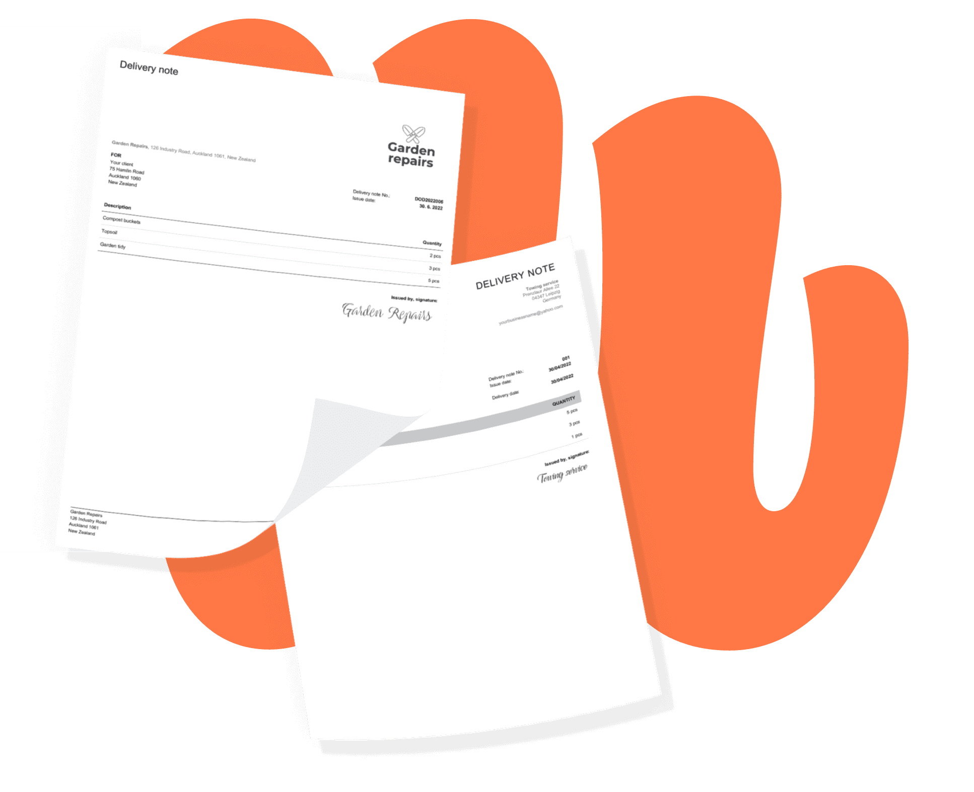 Delivery Note Template Free Editable Billdu Delivery Note Template Free Editable Billdu