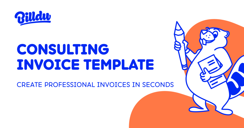 Free Professional Consulting Invoice Templates | Billdu